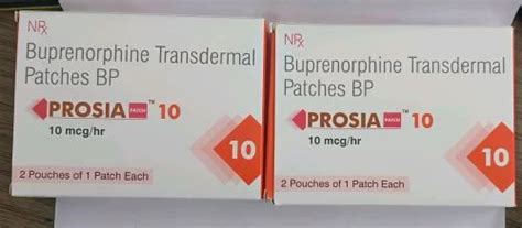 Prosia Patch 10mcg At ₹ 1750 Box Transdermal Analgesic Patch In