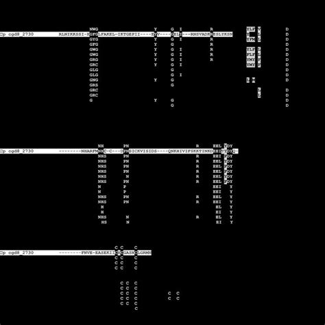 Alignment Of Set And Post Set Domain Sequences Of Putative Cpkmts With