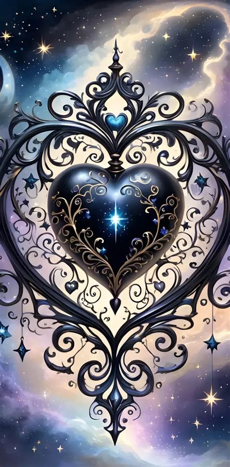 Heart Scrollwork Wallpaper By Bustedduck Download On Zedge™ F262
