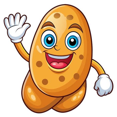 A Cartoon Character With A Smiley Face And A Smiley Face Premium Ai