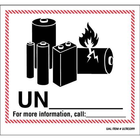 Free Lithium Ion Battery Shipping Label Printable At Lilly Hoover Blog