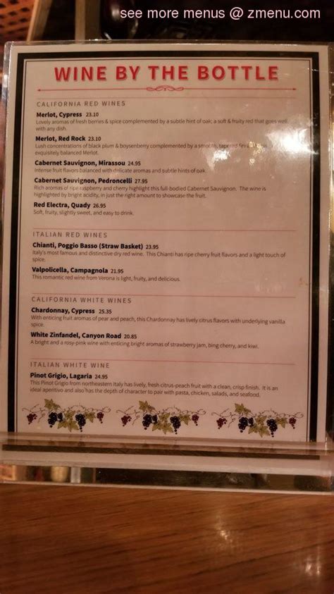 Online Menu Of Lomelis Italian Restaurant Restaurant Gardena California 90247 Zmenu