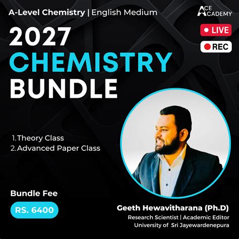 2027 Chemistry Theory Paper Bundle September Ace Academy