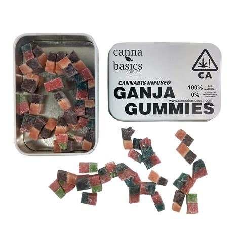 Canna Basics Ganja Gummies 100mg Leafly
