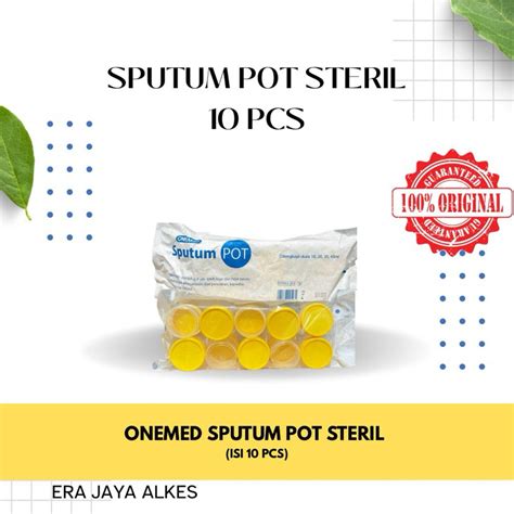 Jual Sputum Pot Steril Onemed Isi 10s Sputum Pot Onemed Pot Sample Dahak Shopee Indonesia