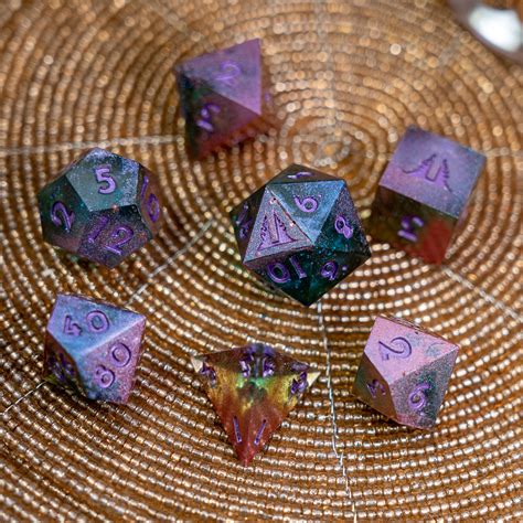 Tipat Sirikan Gadang Green Four Angles Bali Dice Handcrafted For