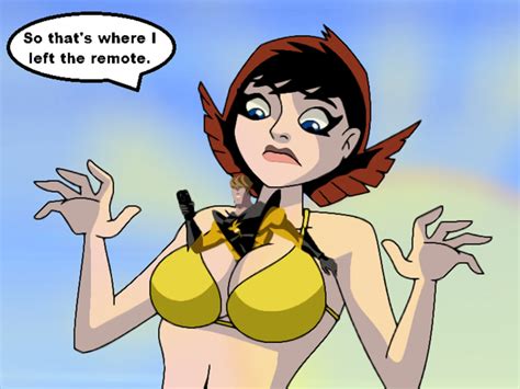 Rule 34 Artwork Digital Brown Hair Caption Hank Pym Janet Van Dyne Large Breasts Marvel