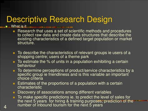 Ppt Descriptive Research Techniques Powerpoint Presentation Free