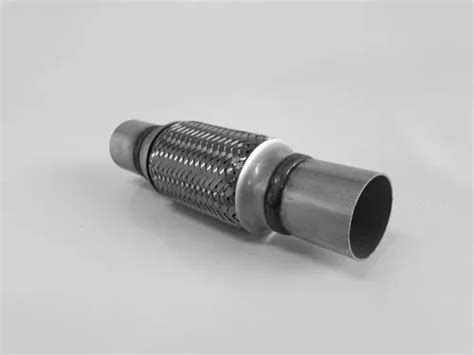 Tubo Flexível Escapamento Universal 46mm Em Inox Malha Dupla Frete Grátis