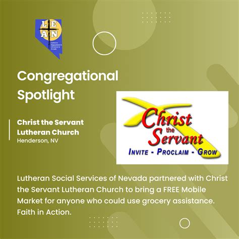 Congregation Spotlight Christ The Servant Lutheran Church Lutheran