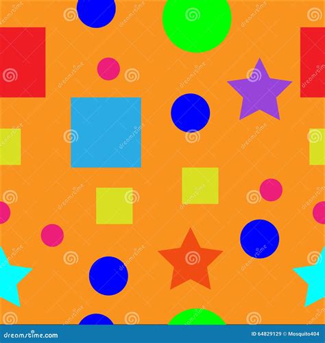 Seamless Funny Pattern Stock Vector Illustration Of Glow 64829129