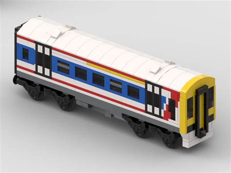Lego Moc Class 159 3 Carriage Dmu Train In Network Southeast Livery By