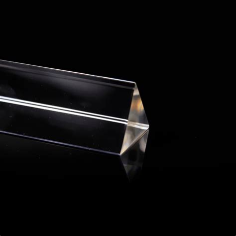 3030150mm Glass Triangular Prism With Standrain Grandado