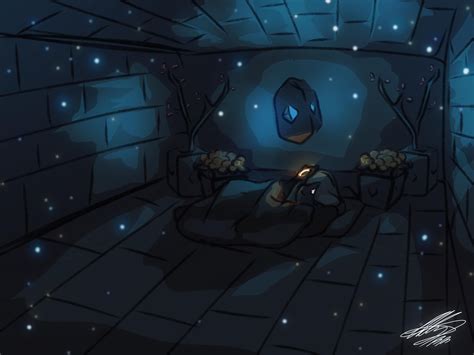 Sleepy Chibi In A Vent Rskygame