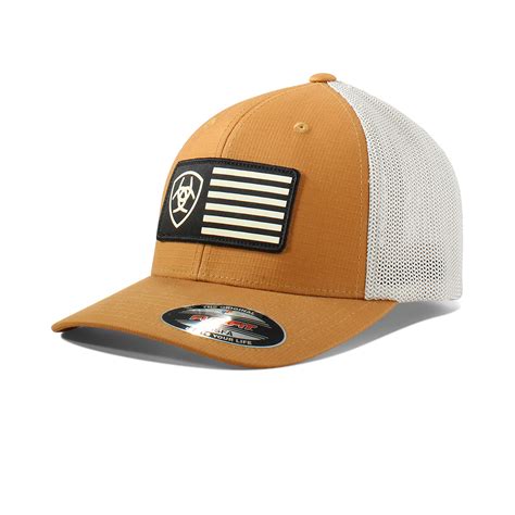 Ariat Flag Tan Cap Vallejo Western Wear