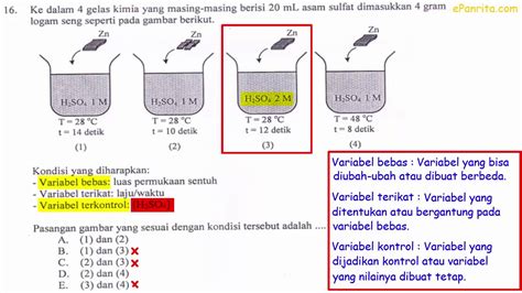 Contoh Soal Variabel Bebas Terikat Dan Kontrol Soal Pilihan