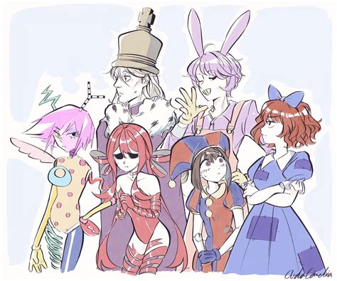 Pomni Jax Ragatha Gangle Kinger And 1 More The Amazing Digital