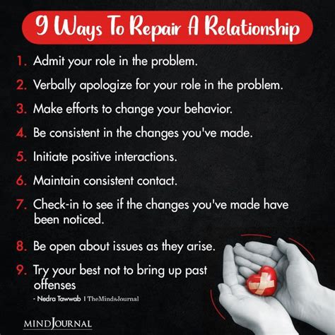 9 Ways To Repair A Relationship Nedra Tawwab Quotes Relationship
