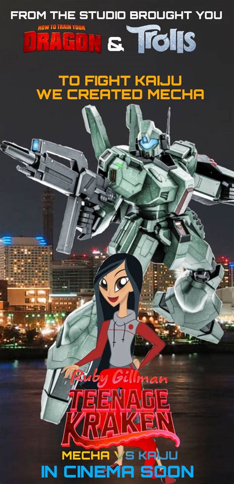 Ruby Gillman 2 Mecha Vs Kaiju New Poster Tatsu By Olr000 On Deviantart