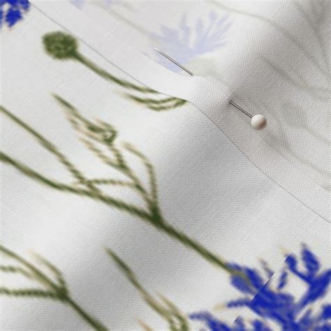 Cornflower Fields Fabric Spoonflower