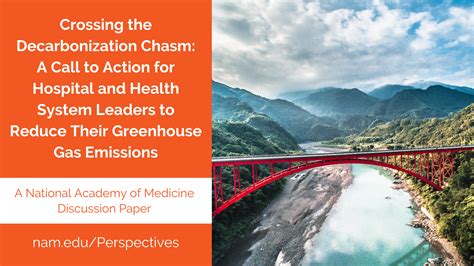 Crossing The Decarbonization Chasm A Call To Action For Hospital And