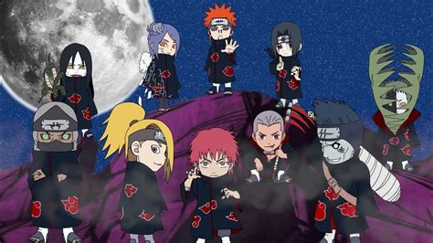 Naruto Akatsuki Chibi Wallpaper