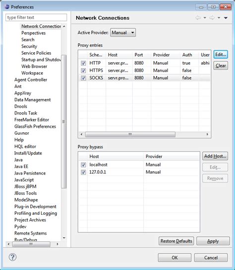 Eclipse How To Set Proxy Abhi