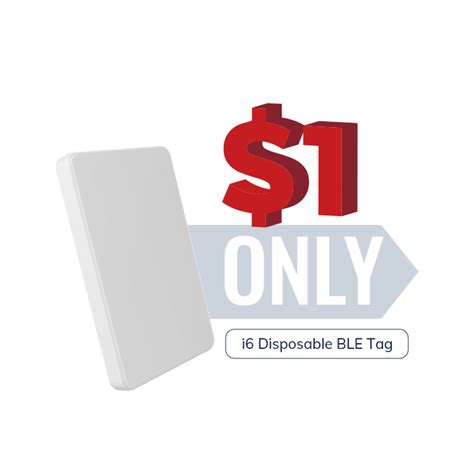 Minew I6 Ultra Thin Ble Beacon For Indoor Asset Tracking Bluetooth