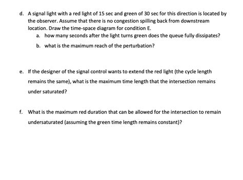 Solved Problem 1 Using The Following Fundamental Diagram
