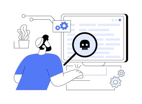 Malware Analyst Abstract Concept Illustration 47232075 Vector Art At