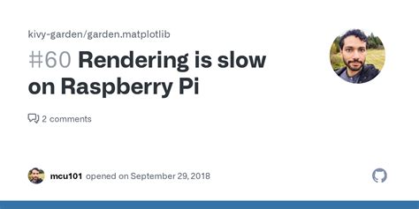 Rendering Is Slow On Raspberry Pi Issue Kivy Garden Garden Matplotlib GitHub