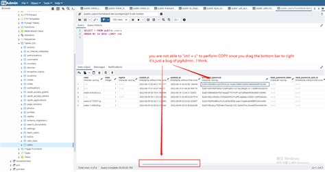 On Pgadmin 4 How To Basically Copy The Content Of One Or Two Cells Database Administrators