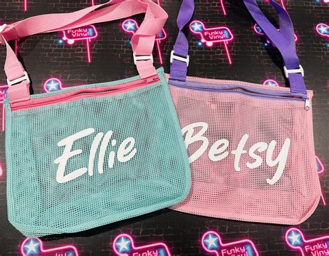 Personalised Mesh Bag Funky Vinyl