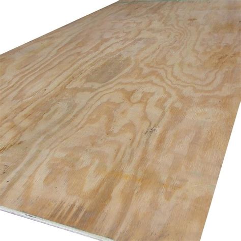 58 In X 4 Ft X 8 Ft Southern Yellow Pine Plywood Sheathing In The