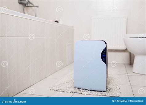 Dehumidifier With Touch Panel Humidity Indicator Uv Lamp Air Ionizer Water Container Works