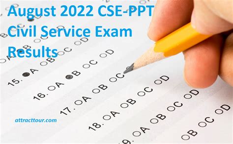 Civil Service Exam Result October 2022