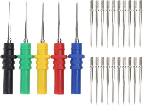 5pcs Insulation Piercing Needle Non Destructive Pin Test Probes 4mm