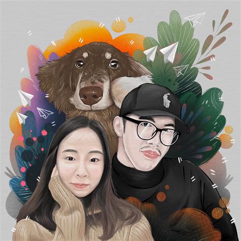 客製化全家福 感謝這位客人的信任 期待其他張完成～ 客製化 人像 筆卡手pen Card Player