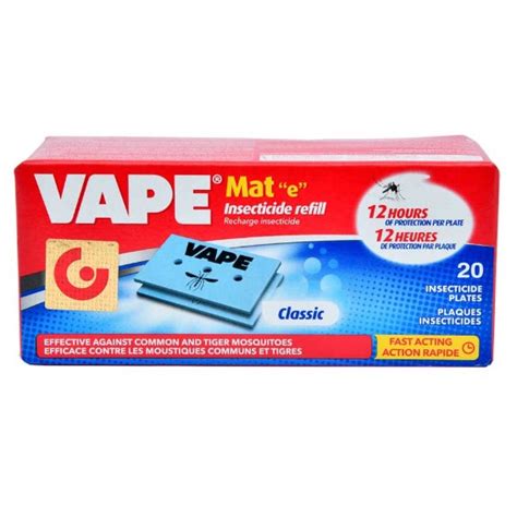 Vape Mat Insecticide Classic 20 Plates 12 Hours Anti Mosquito Vape
