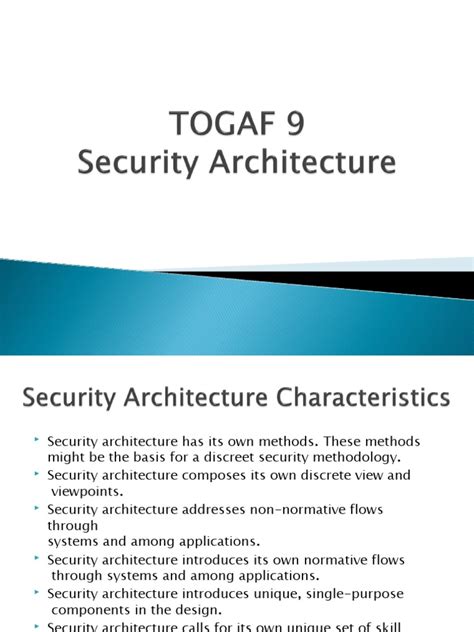 Togaf Security Architecture Pdf System Computer Security
