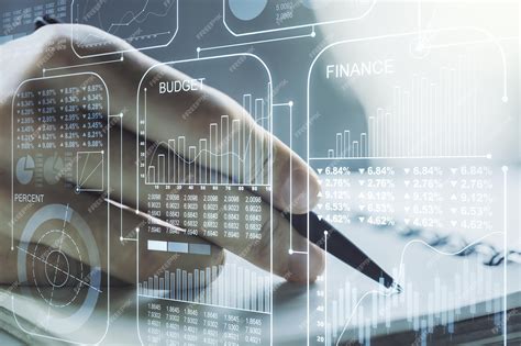 Premium Photo Multi Exposure Of Abstract Graphic Data Spreadsheet Sketch With Man Hand Writing