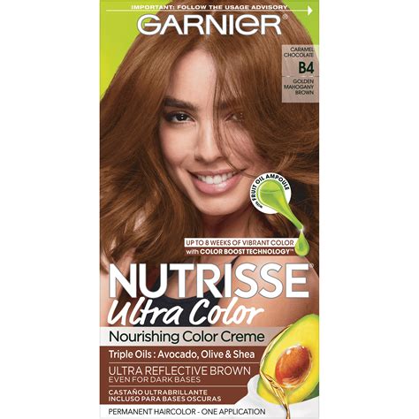 Garnier Nutrisse Nourishing Hair Color Creme B4 Caramel Chocolate