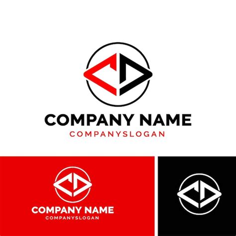 Premium Vector Cd Initial Logo Design