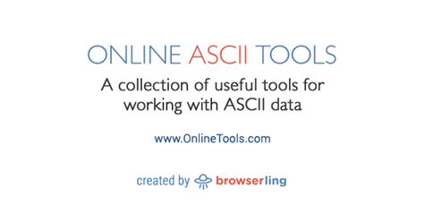Convert Text To ASCII Art Online ASCII Tools