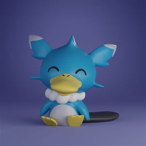🐉 Palworld Sitting Fuack・free Stl File For 3d Printing・cults