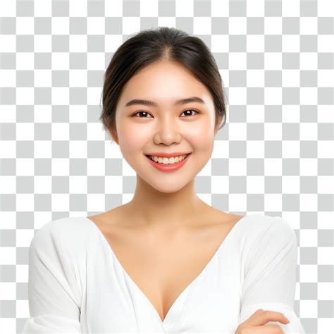 여성 모델 투명한 배경 프리미엄 Psd 파일
