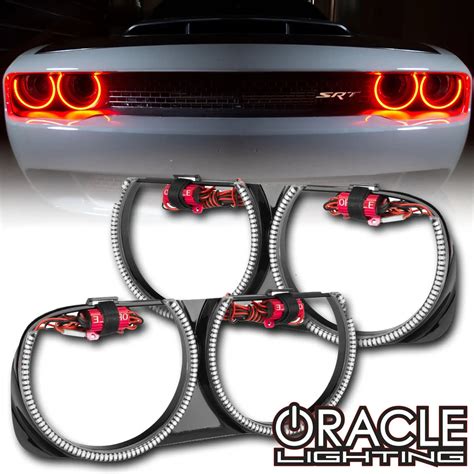 2015 2023 Dodge Challenger Halo Headlight Bezels Pre Installed