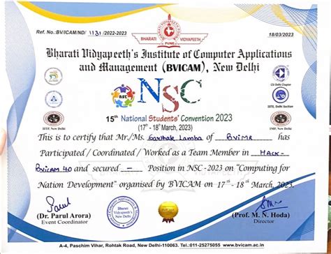 Sarthak Lamba On Linkedin Bvicam Hackbvicam4 Hackathon Teamwork Innovation Tech Networking