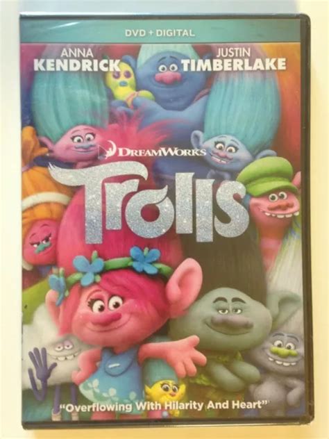 Trolls Dvd 2017 Includes Digital Copy New Anna Kendrick 21 88 Picclick Ca
