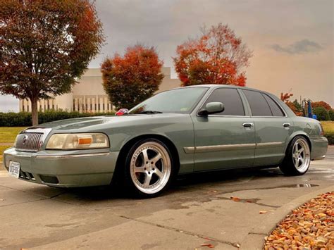 2006 Mercury Grand Marquis With 19x85 35 Zedd Sl5 And 23535r19 Ohtsu Fp8000 And Coilovers